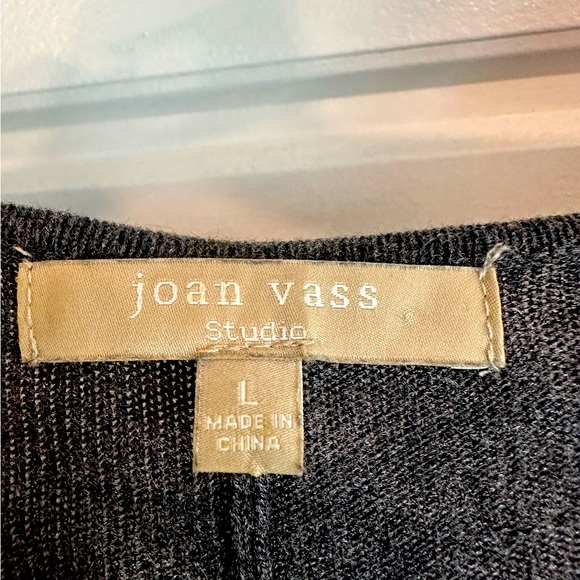 Joan Vass | Sweaters | Joan Vass Studio Gray Long Sleeve Sweater Tunic ...